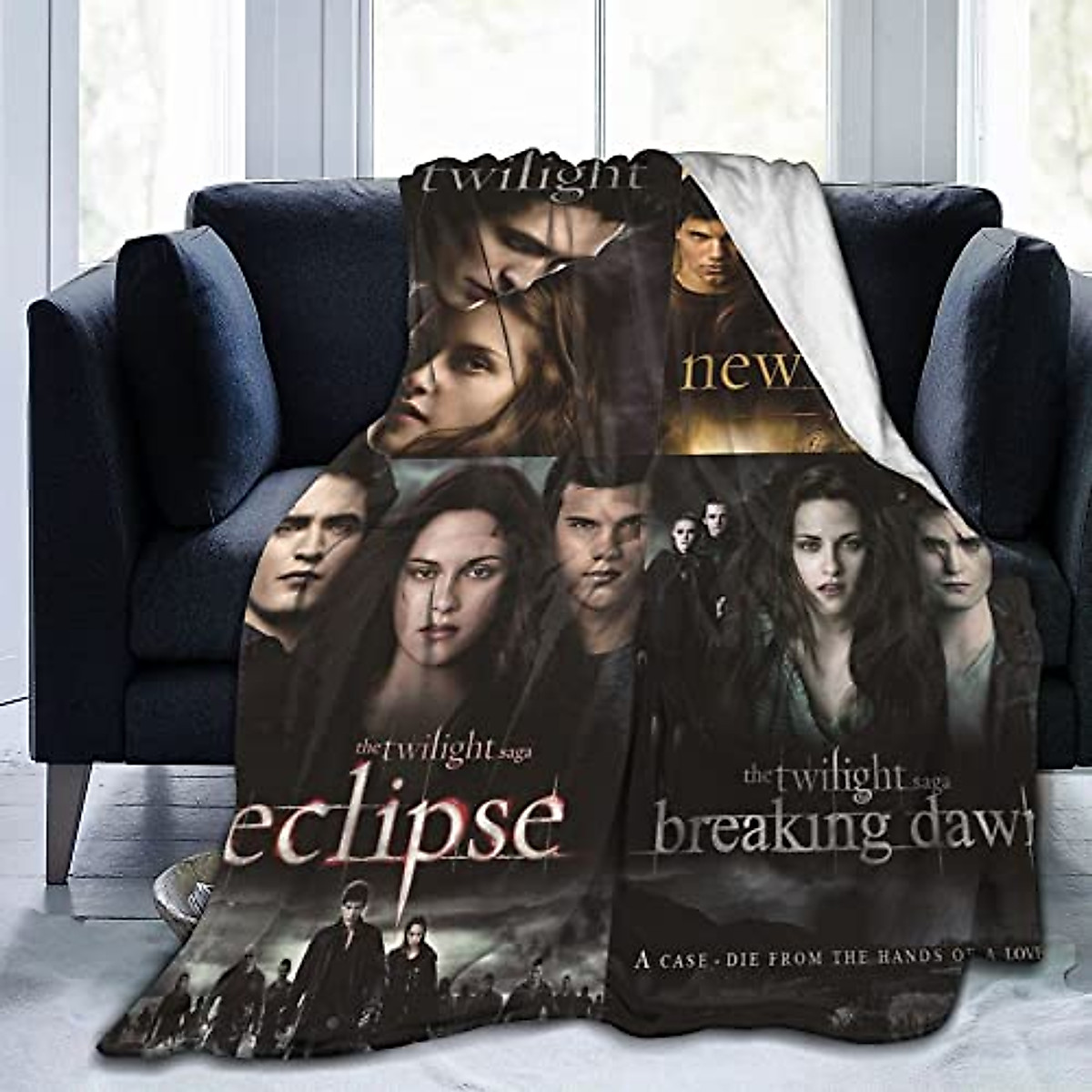 Throw Twilight Blanket of Plush Fuzzy Fleece Ligh Soft Warm Cozy Multipurpose for Couch and Sofa Picnic Beach Ac Roomtravel Outdoor Decorative 50x40