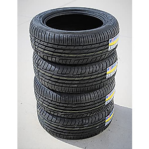 Set of 4 (FOUR) Forceum Octa All-Season Passenger Car High Performance Radial Tires-225/50R18 225/50/18 225/50-18 99W Load Range XL 4-Ply BSW Black Side Wall UTQG 400AA