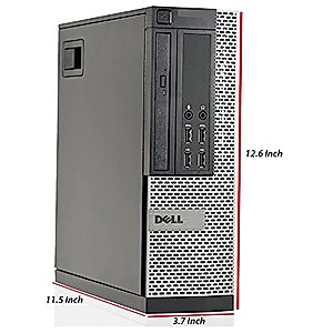 Dell OptiPlex 7020 SFF Computer Desktop PC, Intel Core i7 3.4GHz Processor, 16GB Ram, 512GB SSD Drive, WiFi & Bluetooth, HDMI, NVIDIA GT 1030 2GB DDR5, Keyboard and Mouse, Windows 10 (Renewed)