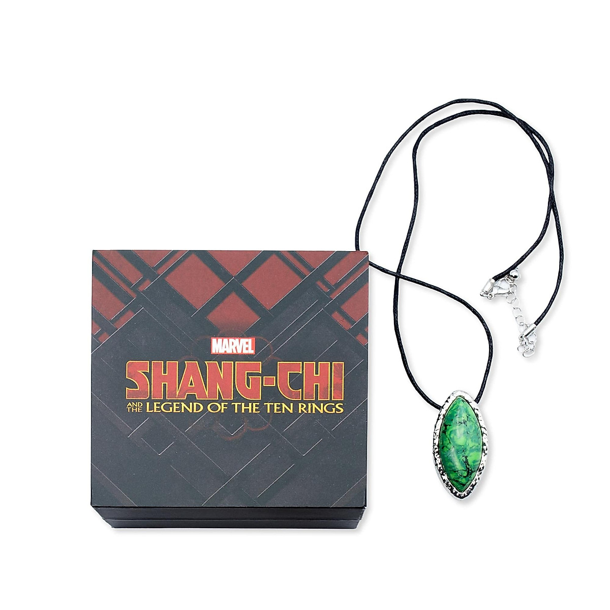 SalesOne LLC Marvel Studios Shang-Chi and the Legend of the Ten Rings Green Pendant Necklace Authentic Prop Replica, Cosplay Costume Accessories | MCU Superhero Comic Book Gifts And Collectibles