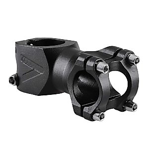 Azarxis 25.4mm 31.8mm Stem 38mm 60mm Lightweight Bike Short Handlebar Stem Riser MTB Stem for Most Bicycle, Mountain Bike, Road Bike, BMX, MTB, Fixie Gear, Cycling (Black - 25.4 x 60mm)