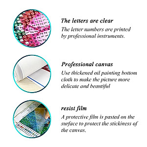 5D Diamond Painting Kits for Adults,Diamond Art with Full Tools Accessories,Exquisite Flowers Inlaid with Crystal and Diamond,Perfect for Home Wall Decor(12x16inch)