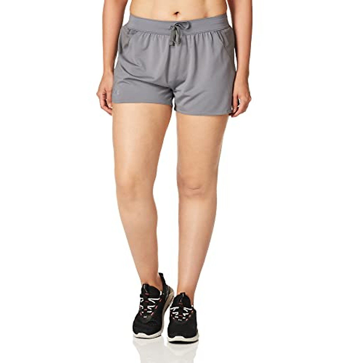 Under Armour Women's UA Game Time Shorts SM Gray