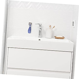 Cabilock 6 Pcs Shower Gel Holder Hanging Storage Shelves Body Wash Container Hanging Storage Racks Storage Brackets Trace-free Storage Holders Pp Wall-mounted Storage Racks Detergent Racks