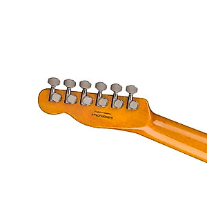 Fender Set Neck Custom Tele FMT featuring Seymour Duncan Humbucker’s, Electric Guitar with 2-Year Warranty, Many Tones, Elegant Finish, Amber