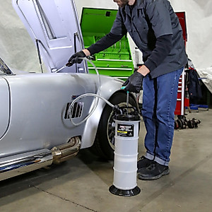 OEMTOOLS 24936 8 Quarts (2 Gallons) Manual Fluid Extractor, Oil Extractor Pump, Automotive Fluid Extractor for Various Oils and Fluids, Oil Pump Extractor