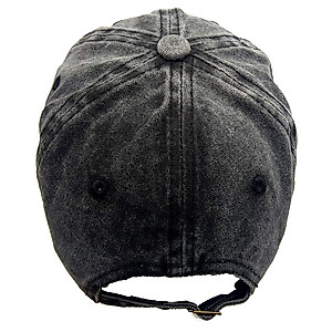 OASCUVER Lake Hair Don't Care Hat, Distressed Cotton Adjustable Lake Life Baseball Cap for Men Women