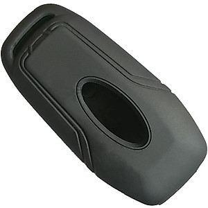 Qty(2) Alegender 5 Buttons Rubber Smart Key Cover Jacket Glove Holder for Ford Fusion Explorer F-150 Mustang Lincoln MKZ MKC Fob Remote