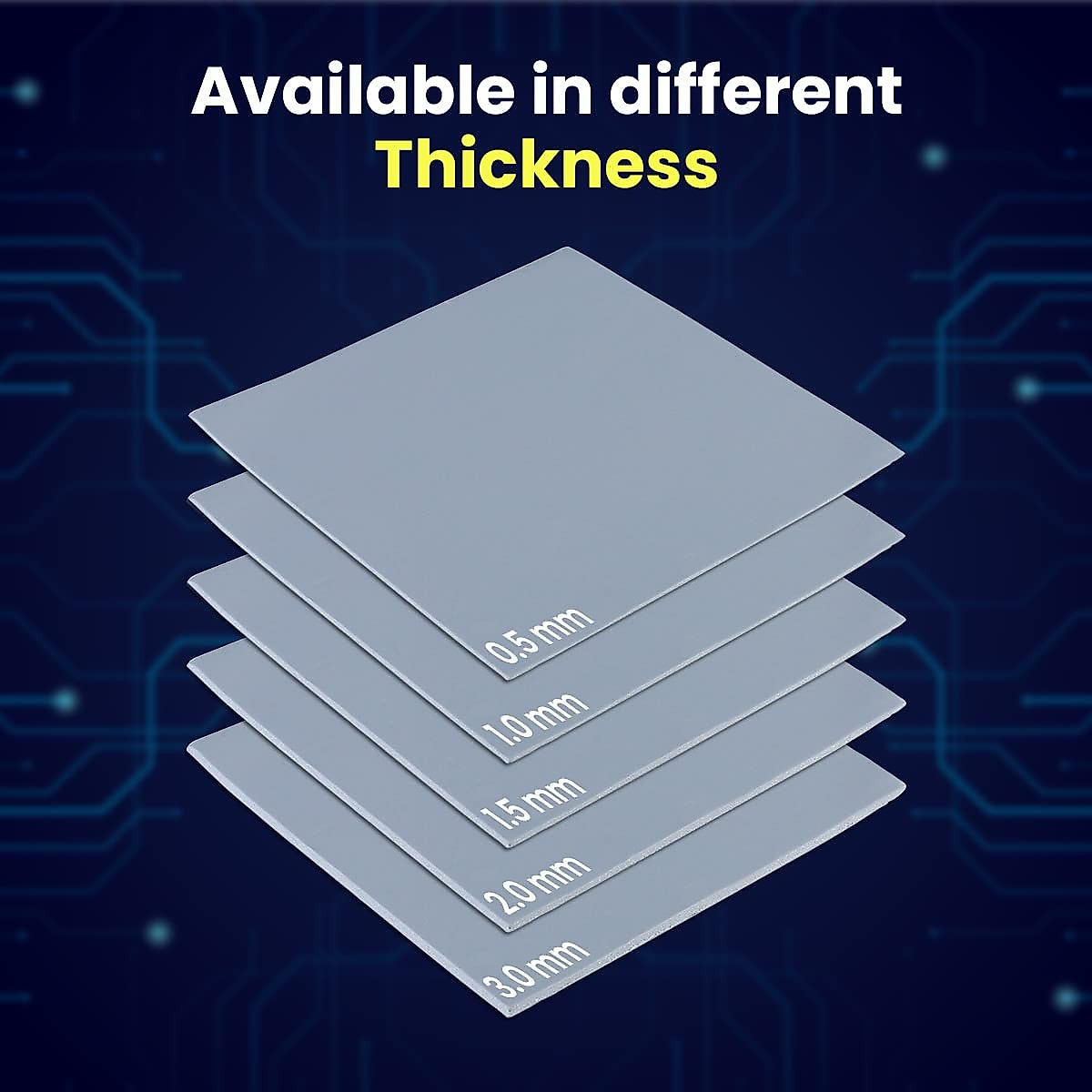 Gelid Solutions GP-Extreme 12W-Thermal Pad 120x120 Excellent Heat Conduction, Ideal Gap Filler. Easy Installation (120x120x1.0)