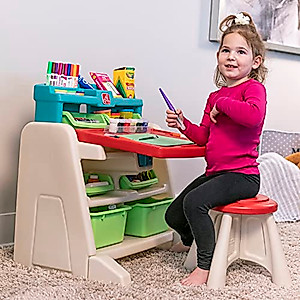 Step2 Flip and Doodle Desk with Stool Easel