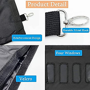 Rabbit Hay Feeder Bag Guinea Pig Hanging Feeder Sack Small Animal Hay Feeder Storage Bag with Holes for Rabbit Guinea Pig Chinchilla Hamsters Small Pets 2 Pcs