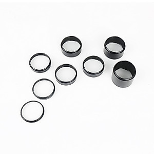 m42 Extension Tube,Thread Adapter Focal Reducer,Universal Foaming Extension Tube with Connector Telescope Camera Adapter 3/5/7/10/12/15/20/30mm Microscope Lens Microscope Telescope Accessory (8pcs)