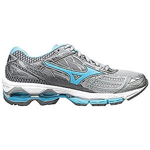 Mizuno womens Wave Creation 19 Running Shoe, High-rise/Blue Atoll/Castlerock, 8 US