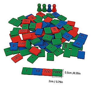 NUOBESTY 2 Sets Home Edition Stamp Game Newborn kidcraft playset for Girls boy boy Mini Teaching aids Wooden