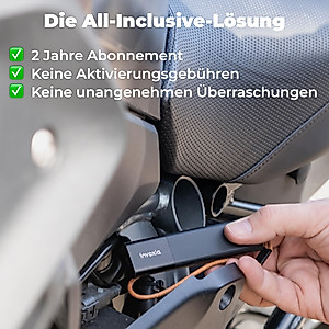 Invoxia GPS PRO Tracker - Real-time Location - 2-Year Subscription Included - for Cars, Motorcycles, Bicycles, Children - Motion and Tilt Alerts - 4G LTE-M Network - Up to 3 Months Battery Life