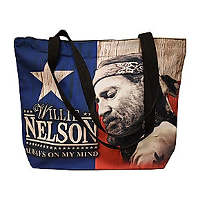 Willie Nelson Large Tote Bag - Always on My Mind