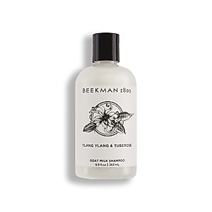Beekman 1802 Goat Milk Shampoo, Ylang Ylang & Tuberose - 8.9 oz - Cleanses, Nourishes & Revitalizes Dry, Damaged Hair - Color Safe - Cruelty Free