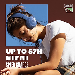 JBL JBLT520BTBLKAM-Z Tune 520BT Wireless on-ear Headphones, Black - (Renewed)