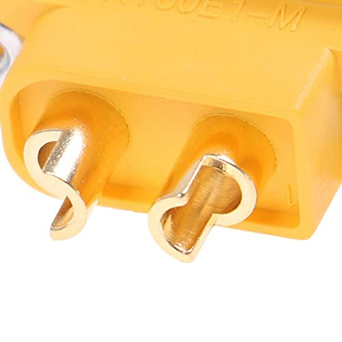MOOKEENONE 5X Plastic+Metal XT60E1-M Mountable XT60 Male Plug for RC Drone FPV Racing Fixed Boat