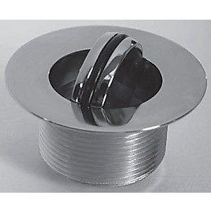 Watco 1.865 in. Overall Diameter x 11.5 Threads x 1.25 in. PresFlo Bathtub Closure in Chrome Plated