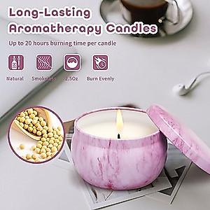 Scented Candles Set, Aromatherapy Candle Gifts for Women, 8 Pack 2.5oz Long Lasting Soy Candles for Home Scented, Stress Relief Candle Set for Meditation Bath Yoga Birthday Gifts Mothers Day Gifts