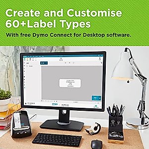 DYMO LabelWriter 550 Label Printer | labelmaker with Direct Thermal Printing | Automatic Label Recognition | Prints Address Labels, Shipping Labels, Barcode Labels and More | EU Plug