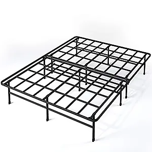 ZINUS SmartBase Super Heavy Duty Mattress Foundation with 2200lbs Weight Capacity / 14 Inch Metal Platform Bed Frame / No Box Spring Needed / Sturdy Steel Frame / Underbed Storage, Twin
