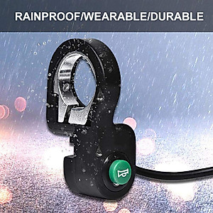 Demeras Horn Switch Button Plastic Horn Switch Button Accessory for Electric Bike Scooter