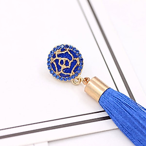 Zealmer Colorful Tassel Earrings For Women Bohemian Long Dangle Drop Statement Earrings Fashion Jewelry For Birthday Christmas Valentines Day Gift