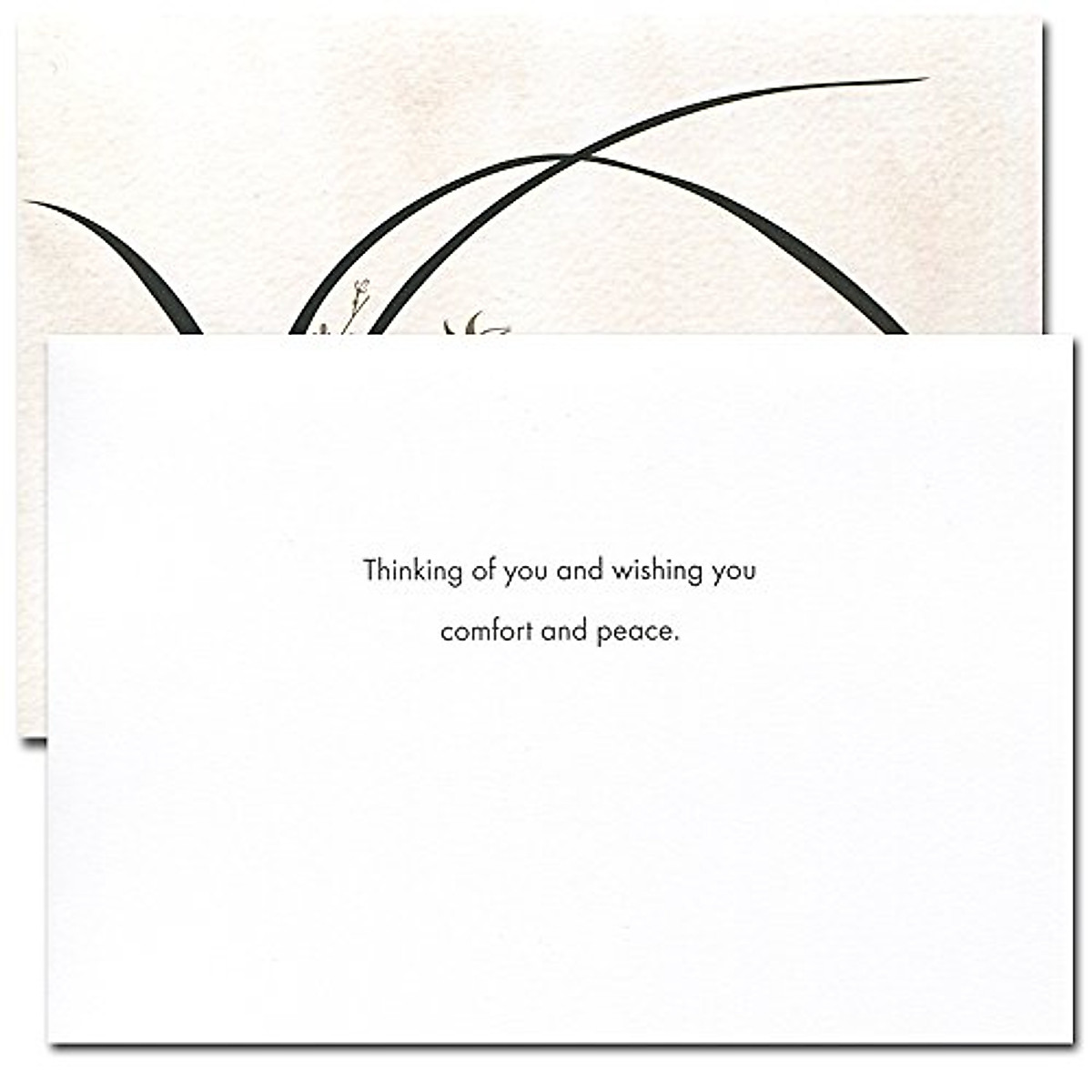 CroninCards Sympathy Cards 10 Cards w/Message Inside Self Seal Envelopes Made in USA