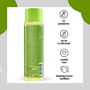 Yes To Tea Tree Shampoo with pH Balancing Formula, Nourishing Sage Oil, for Dry, Itchy Scalp Relief, Natural, Vegan & Cruelty Free, 12 Fl Oz