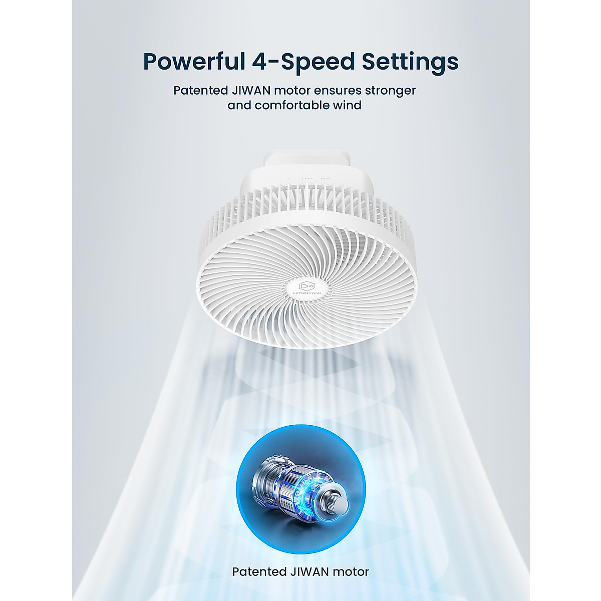 10 Inch Wall Mount Oscillating Fan with Remote and Timer, Small Bedroom RV Fan with 4 Speeds, Quiet Operation,90°Oscillation, Adjustable Tilt,5.92 ft Wire, Cooling Bathroom Wall Mounted Fans