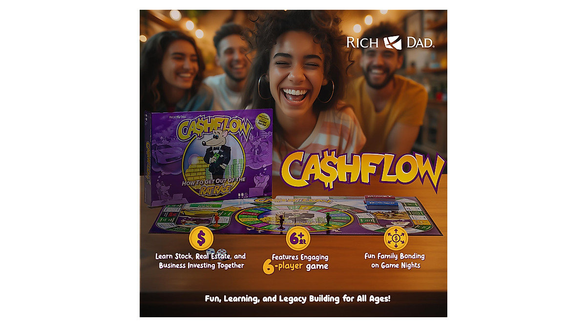 Rich Dad CASHFLOW Board Game for Family Financial Literacy