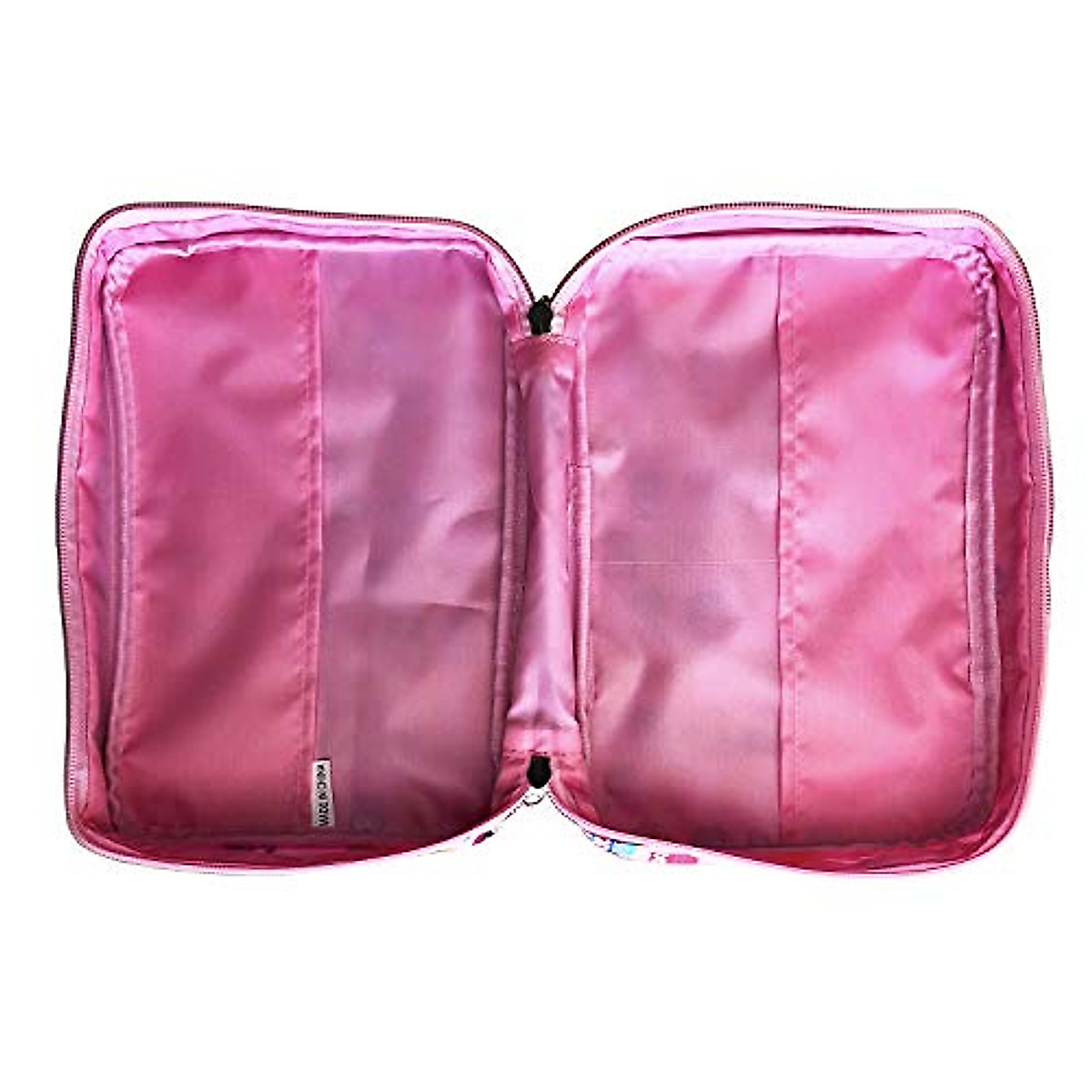 Keelie-Pink Owl Bible Cover for Women Book Cover for Girls Scripture Tote Bible Case with Handle Fits for Standard Size Bible