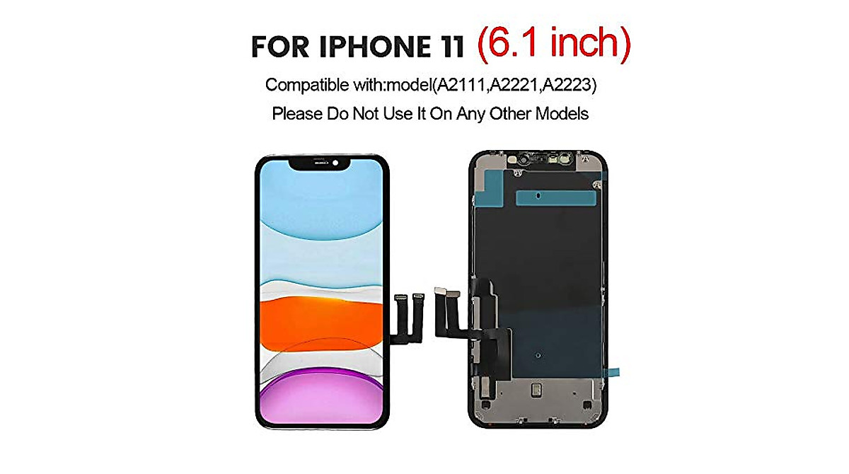 iPhone 11 Screen Replacement Kit with LCD Display & Tools