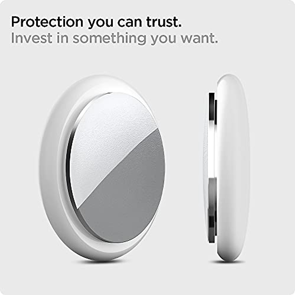 Spigen Protective Film [AirSkin Shield] designed for AirTag (2021)(4 Front) - Clear Matte
