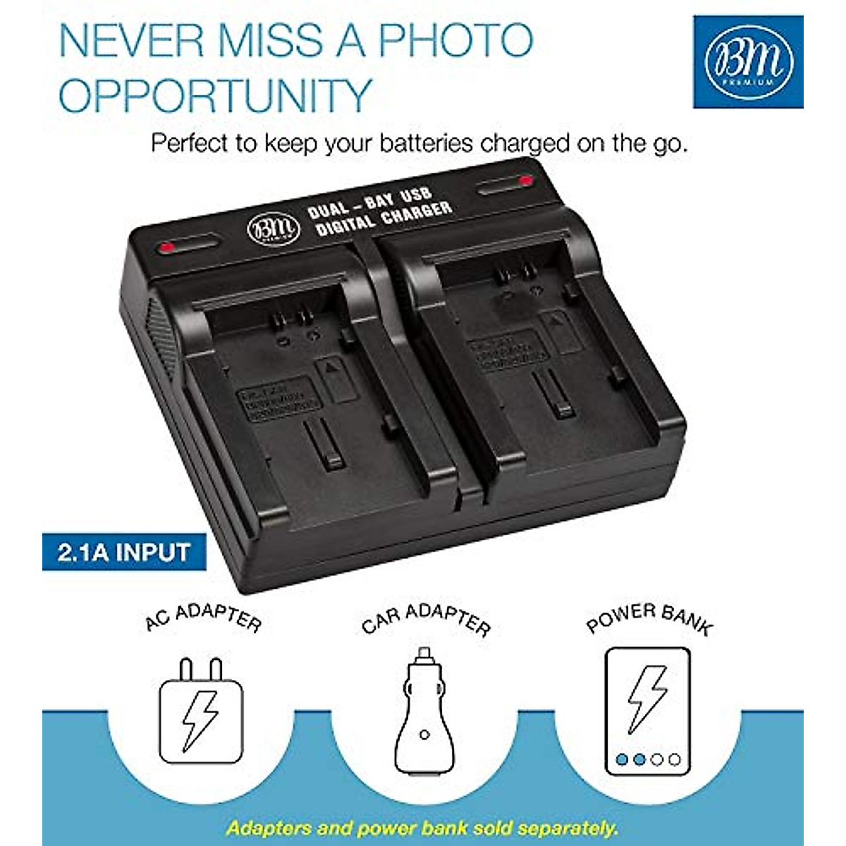 BM BP809 BP819 BP820 BP827 BP828 Dual Bay Battery Charger for Canon Vixia HF G70 HF G50 HF G60 XA40 XA45 XA50 XA55 HF G21 HFG30 HFG40 HG21 XA10 XA11 XA15 XA20 XA25 XA60 XA65 XA70 XA75 XF400 XF405