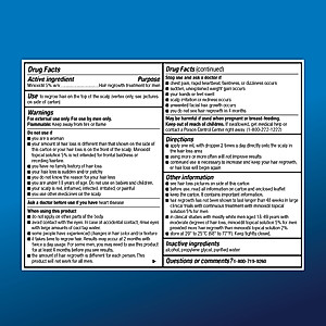 Amazon Basic Care Minoxidil Topical Solution USP, 5 Percent, Hair Regrowth Treatment for Men, Extra Strength, 12 Fluid Ounces