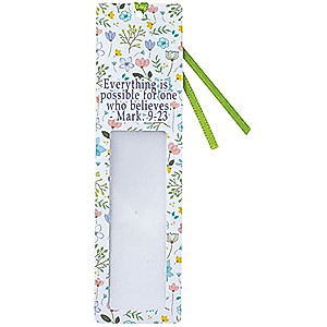Inspirational Bookmark w/Magnifier Set of 8
