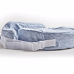My Brest Friend Original Nursing Pillow | Ergonomic Breastfeeding Pillows | Supports Both Mom & Baby | Breastfeeding Essentials | Handy Side Pocket, Double Straps & Removable Cover, Horizon