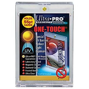 10 Ultra Pro 55pt Magnetic Card Holder One-Touch Cases 81909 - Thicknesses up To 55 Point