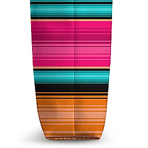 Western Cow Cactus Leopard Cheetha Serape Turquoise pink Tote Bag