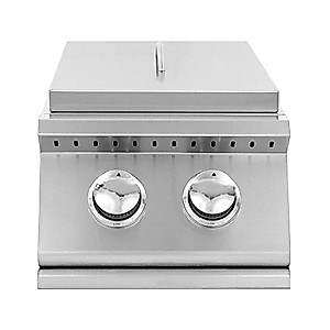 Summerset Sizzler Built-in Natural Gas Double Side Burner - Sizsb-2-ng