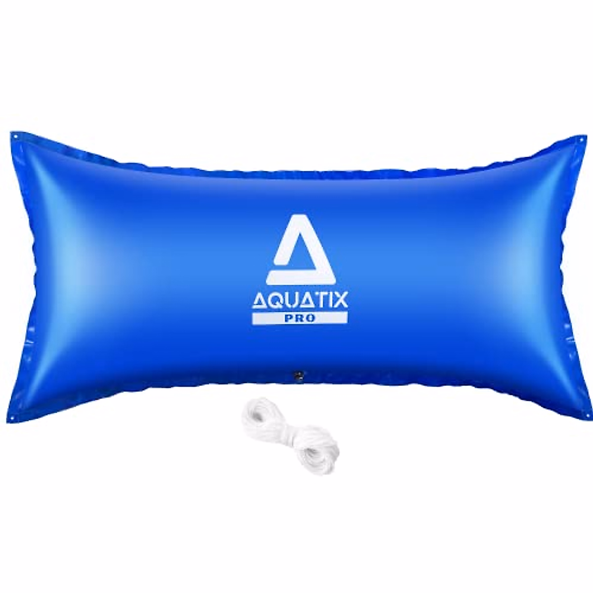 Aquatix Pro Pool Pillows for Above Ground Pools, 4 x 8 ft Closing Winter Kit with 100ft Rope, Super Thick 0.4mm PVC Swimming Pool Cover Air Pillow, Cold-Resistant Winterizing Ice Equalizer