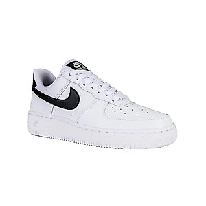 Nike Womens WMNS Air Force 1 '07 OG BLK,White Women Size 6.5
