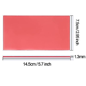 17Pcs Red Dental Wax Sheets, Base Plate Wax for Dentist, 1.3/2mm Thickness Casting Modeling Wax Sheets Supply for Modelling/Filling Oral Care,Denture Lab Equipment (250g)