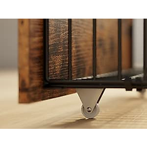 IRONCK Full Bed Frame with Storage Drawer, Platform Bed Frame Queen Size Wooden Board Decor, Strong Steel Slat Support, No Box Spring Needed, Space-Saving