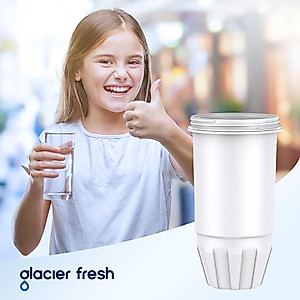 GLACIER FRESH CRF 950Z Water Filter Pitcher，Replacememt for PUR PPF900Z，CRF-950Z，PPF951K Pitcher, Compatible with All PUR Pitchers Water Filter and Dispensers（Pack of 3）