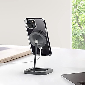 Hsefo Magnetic Case Compatible with iPhone 13 Mini Case, Compatible with MagSafe Wireless Charging, Transparent Anti-Scratch Back Shockproof Protective Slim Thin Phone Case Cover, Clear