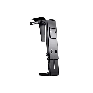 Monoprice PC Tower Holder - Adjustable Under Desk Mount, Designed for Use with Sit-Stand Desks - Workstream Collection